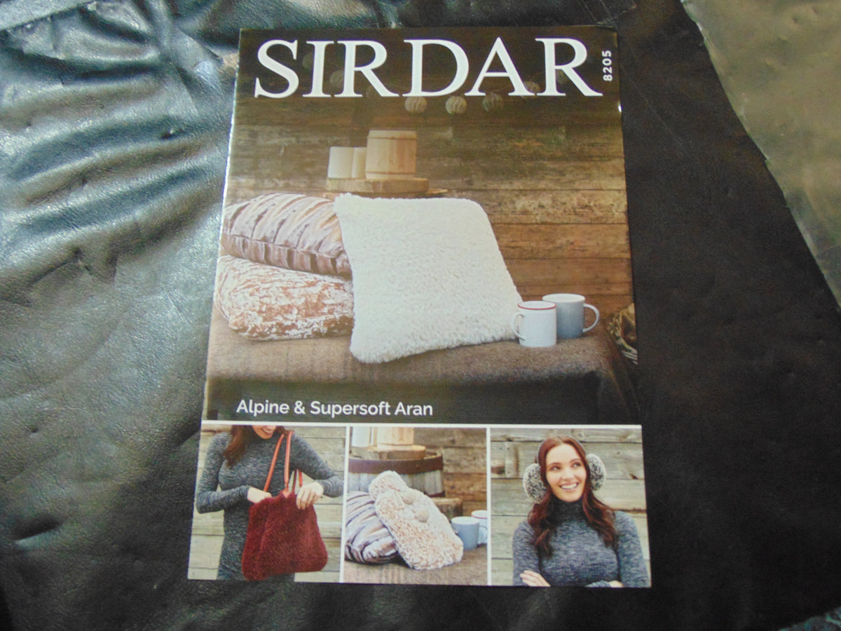 Sirdar Alpine Knitting Pattern 8205 Accessories – S and P Leisure
