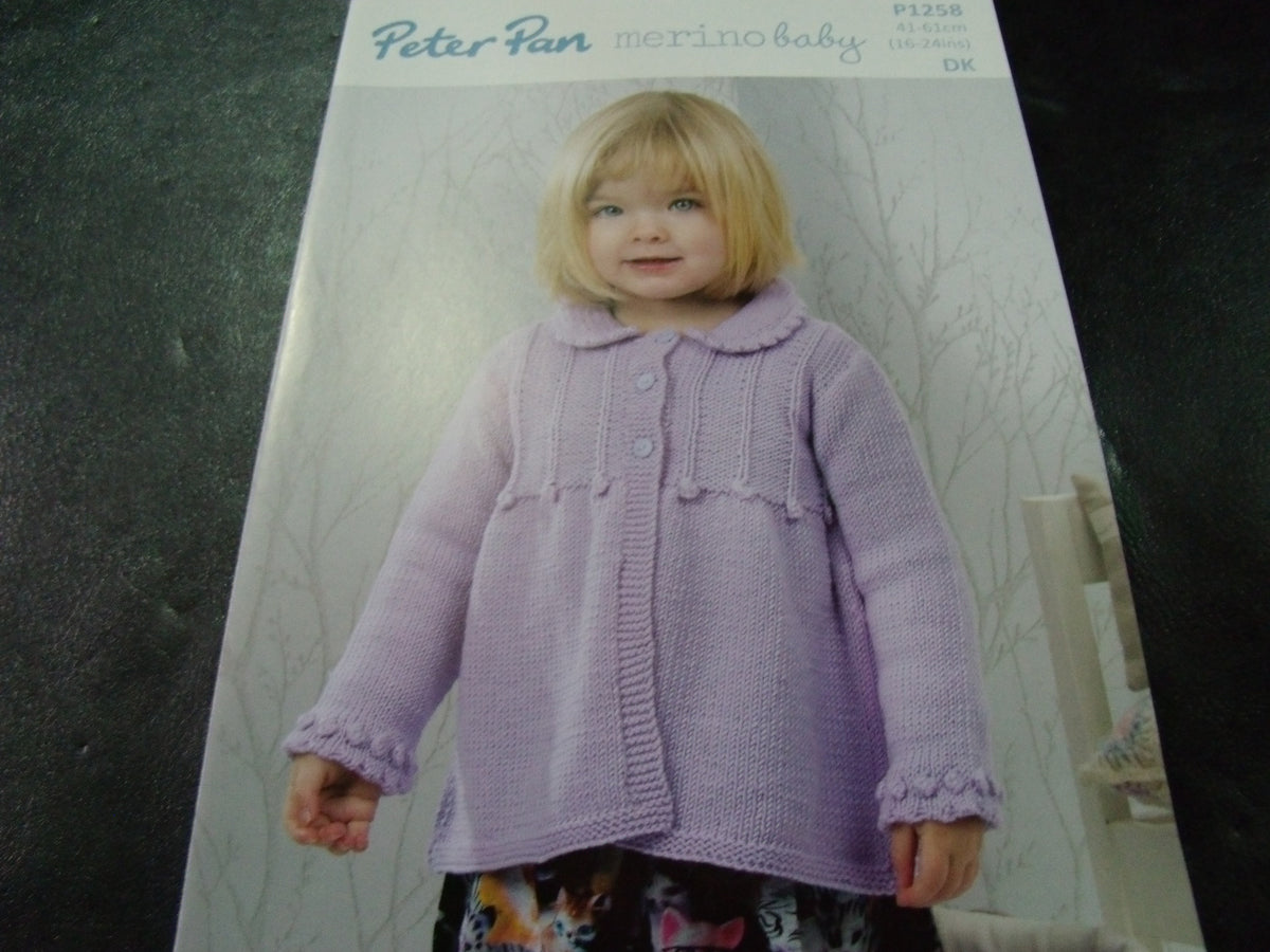 Peter Pan Double Knitting Pattern P1258 – S and P Leisure