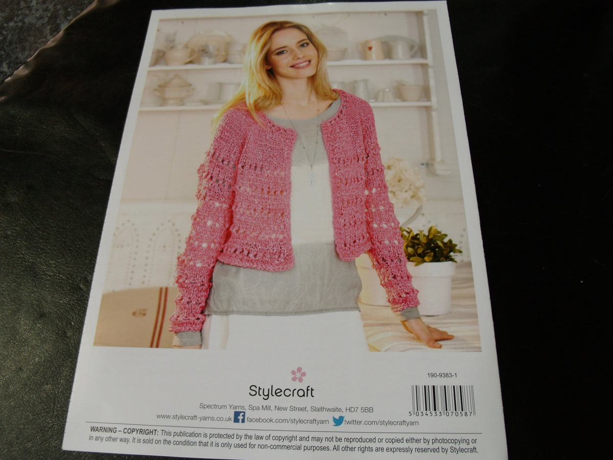 Stylecraft Mystique Quick and Light Knitting pattern 9383 – S and P Leisure