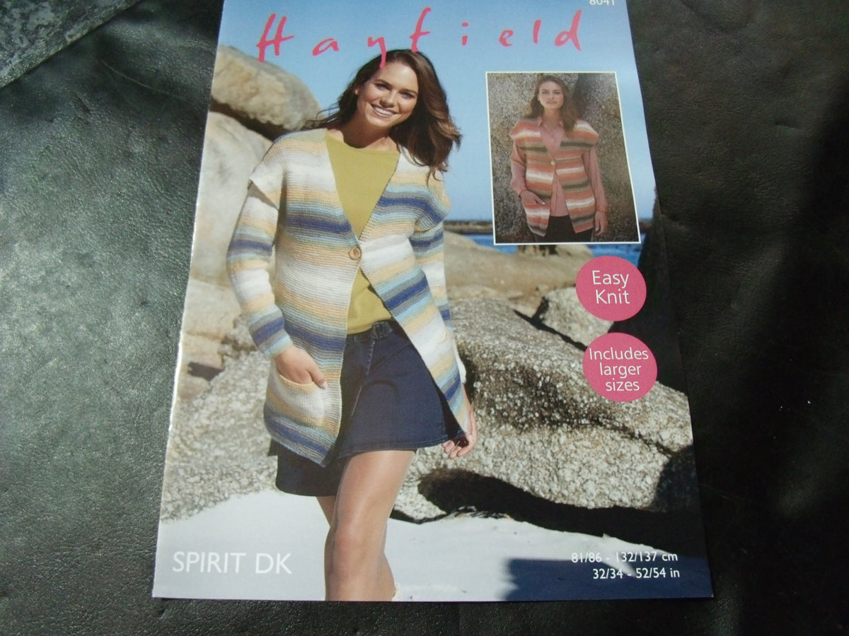 Hayfield Spirit Double Knitting Pattern 8041 – S and P Leisure
