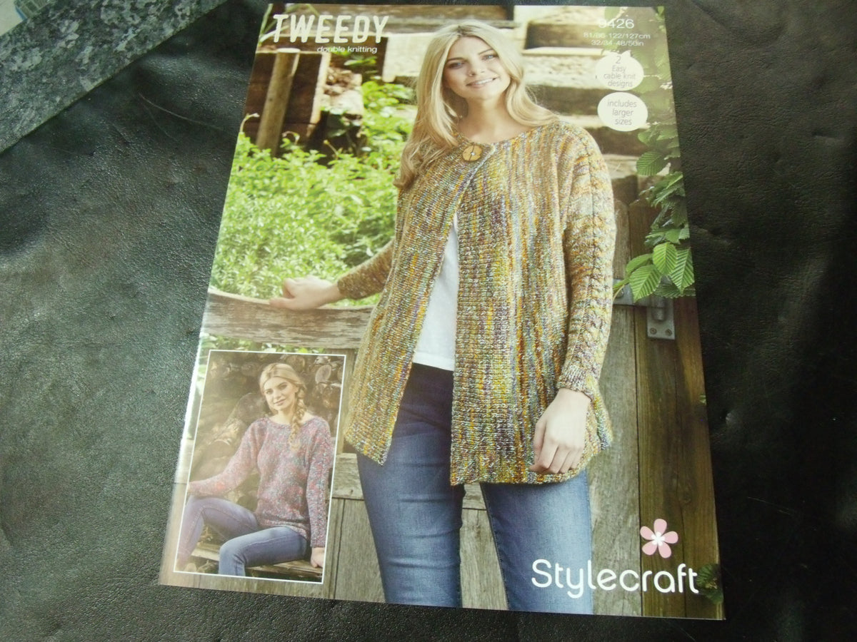 Stylecraft Double Knitting Pattern 9426 Two Easy Knit Designs – S and P ...