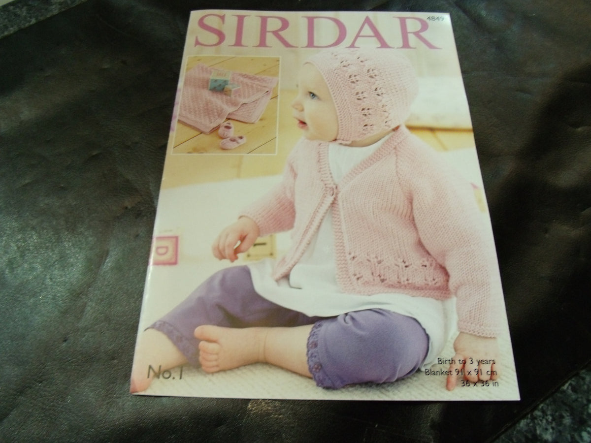 Sirdar Double Knitting Pattern 4849 – S and P Leisure