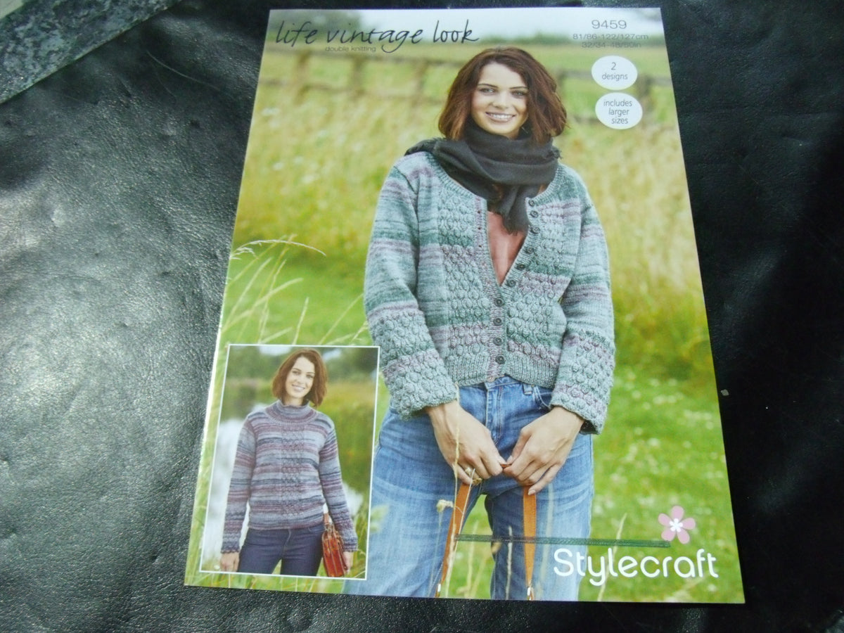 Stylecraft Life Vintage Look Double Knitting Pattern 9459 – S and P Leisure