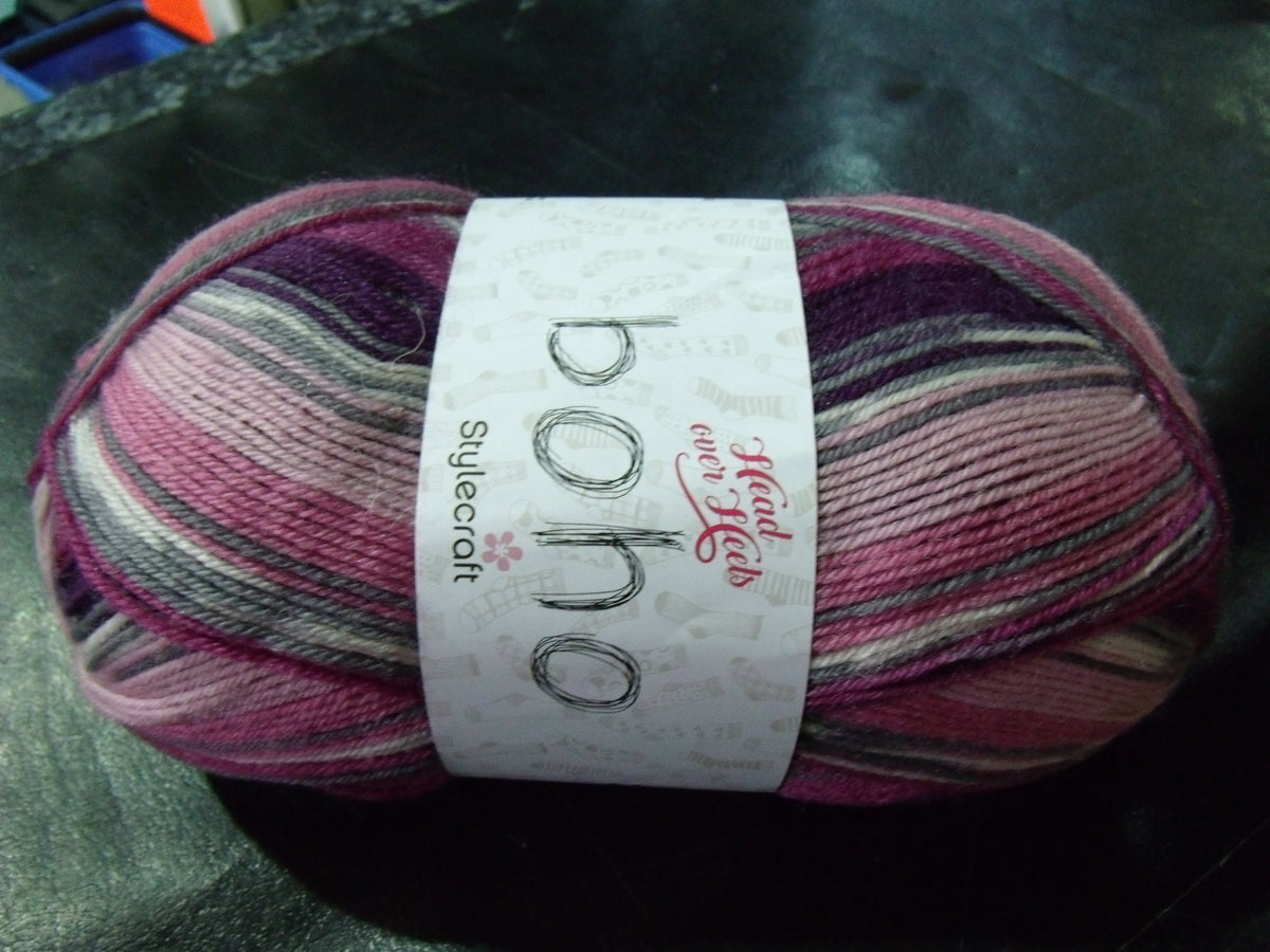Stylecraft Head Over Heels boho 4 Ply Sock Yarn – S and P Leisure
