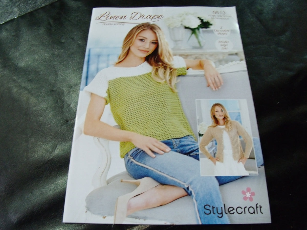 Stylecraft Double Knitting Crochet Pattern 9513 Two Easy Crochet Desig ...
