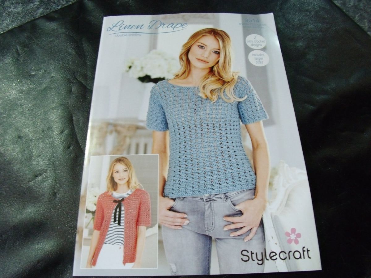 Stylecraft Double Knitting Crochet Pattern 9514 Two Easy Crochet Desig ...