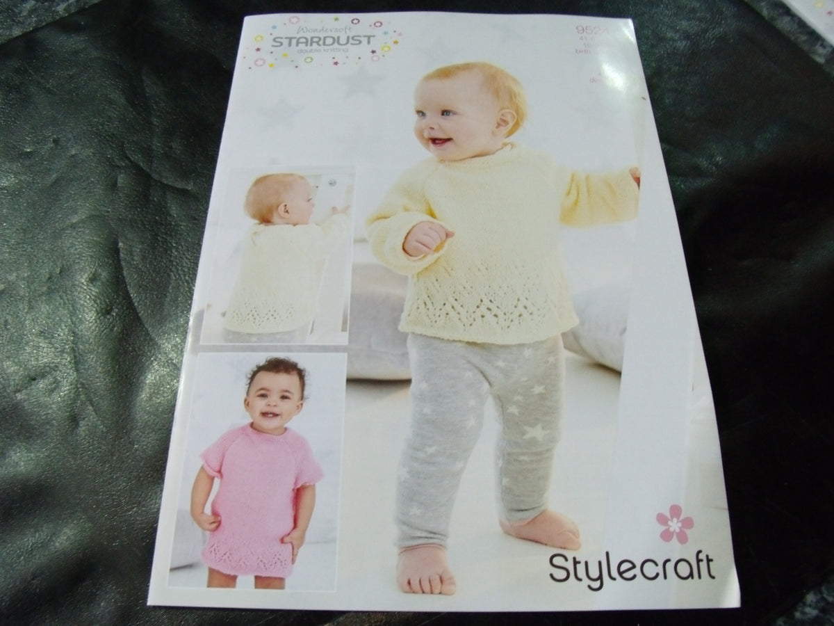 Stylecraft Wondersoft Double Knitting Pattern 9524 2 Designs – S and P ...